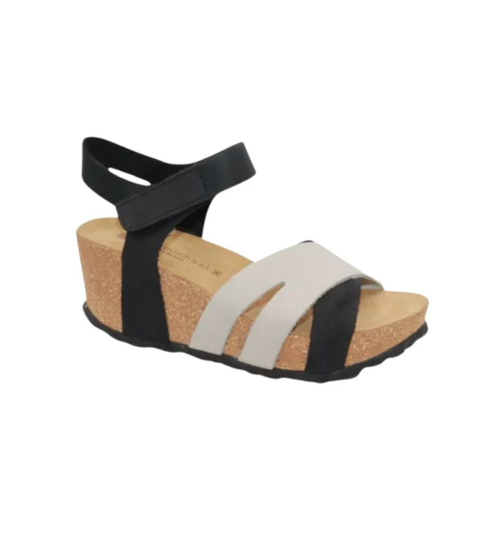 Eric Michael Olympia | Women's Cork Wedge Sandal – Eric Michael store